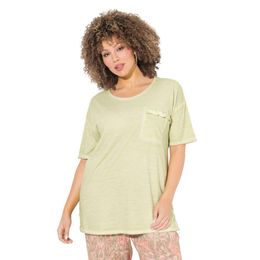 Ulla Popken Shirt in pistazie | Gr.: 42-44