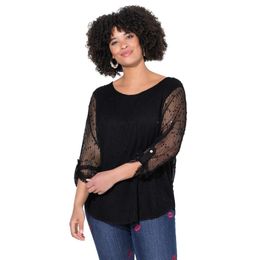 Angel of Style Bluse in schwarz | Gr.: 50-52