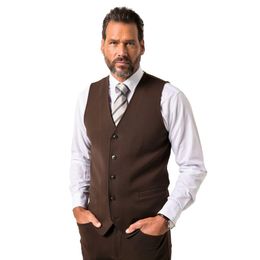 JP1880 Steppweste in dunkelbraun | Gr.: 7XL