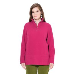 Ulla Popken Pullover in dunkles malve | Gr.: 42-44
