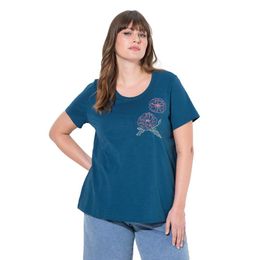 Ulla Popken Shirt in petrol | Gr.: 54-56