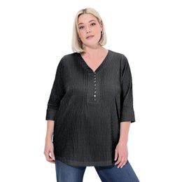 Ulla Popken Tunika in schwarz | Gr.: 58-60