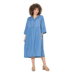 Ulla Popken Midikleid in light blue | Gr.: 62/64