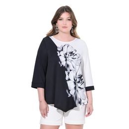 MIAMODA Shirt in schwarz | Gr.: 46