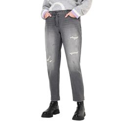 Ulla Popken Jeans in dunkelgrau denim | Gr.: 48 - Normalgr&ouml;&szlig;e