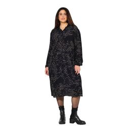Ulla Popken Midikleid in schwarz | Gr.: 58-60