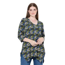 Ulla Popken Longshirt in marine | Gr.: 50-52