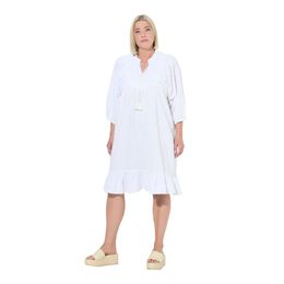 Ulla Popken Kleid in schneewei&szlig; | Gr.: 42-44