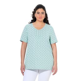Ulla Popken Shirt in helles moosgr&uuml;n | Gr.: 50-52