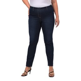 Ulla Popken Hosen in dark blue denim | Gr.: 60 - Kurzgr&ouml;&szlig;e