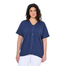 Ulla Popken Bluse in tintenblau | Gr.: 54-56