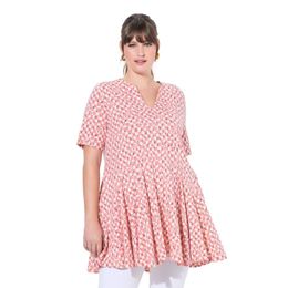 Ulla Popken Shirt in amaryllis | Gr.: 46-48