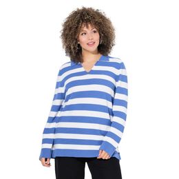 Ulla Popken Pullover in &auml;g&auml;isblau | Gr.: 42-44