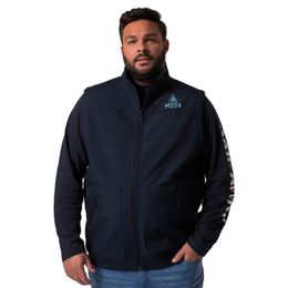 Men Plus Steppweste in navy blau | Gr.: 6XL