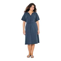 Ulla Popken Jerseykleid in marine | Gr.: 46-48