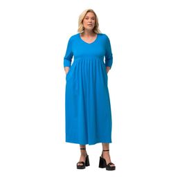 Ulla Popken Kleid in helles azurblau | Gr.: 50-52