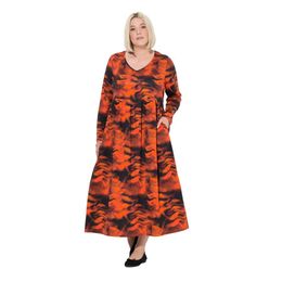 Ulla Popken Kleid in dunkel weinrot | Gr.: 66-68