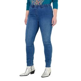 Ulla Popken Jeans in blue denim | Gr.: 42 - Normalgr&ouml;&szlig;e