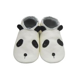 Mejale Baby Krabbelschuhe aus Leder, weiche Lauflernschuhe mit rutschfester Sohle | Gr.: 22/23