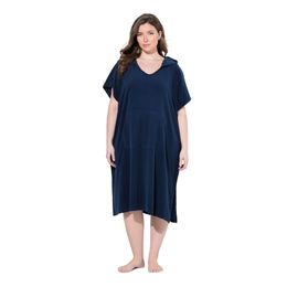 Ulla Popken Homewear-Poncho in marine | Gr.: onesize