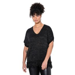 MIAMODA Pullover in schwarz | Gr.: 58-60