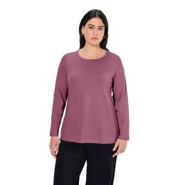 Ulla Popken Shirt in dunkle rose | Gr.: 50-52