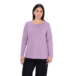Ulla Popken Shirt in lavendel | Gr.: 62/64