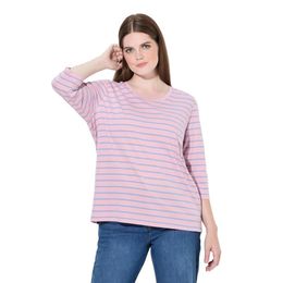 Ulla Popken Shirt in light rose | Gr.: 50-52