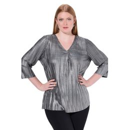 Ulla Popken Tunika in silber | Gr.: 46-48