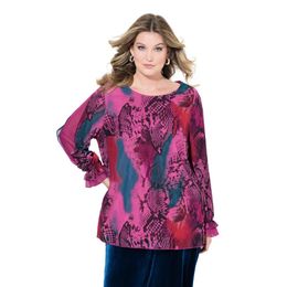 MIAMODA Bluse in dunkelpetrol | Gr.: 54