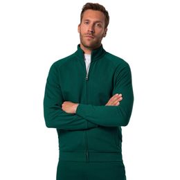 JP1880 Sweatjacke in flaschengr&uuml;n | Gr.: 7XL