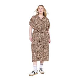 Studio Untold Hemdblusenkleid in hell-beige | Gr.: 54-56