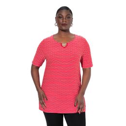 Ulla Popken Shirt in paprikarot | Gr.: 62/64