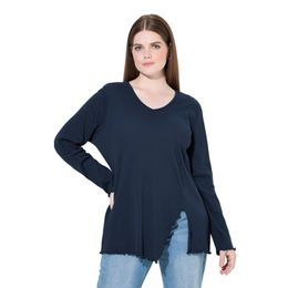 Ulla Popken Longsleeve in marine | Gr.: 54-56