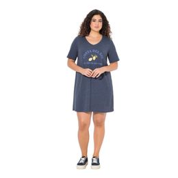 Ulla Popken Jerseykleid in marine | Gr.: 54-56