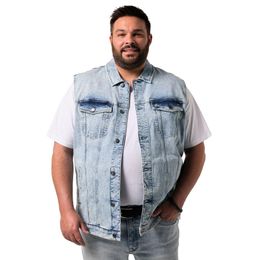 Men Plus Steppweste in medium stone | Gr.: 8XL