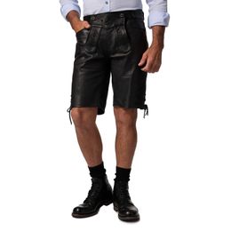JP1880 Lederhose in schwarz | Gr.: 60 - Normalgr&ouml;&szlig;e