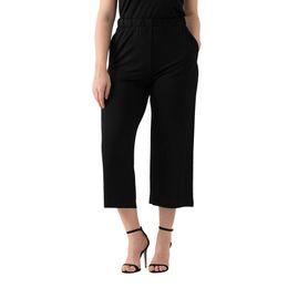Ulla Popken Culotte in schwarz | Gr.: 42-44