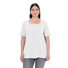 Ulla Popken Shirt in schneewei&szlig; | Gr.: 42-44