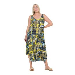 Ulla Popken Kleid in olivgr&uuml;n | Gr.: 50-52