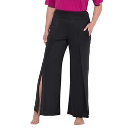 Ulla Popken Hose in schwarz | Gr.: 42-44