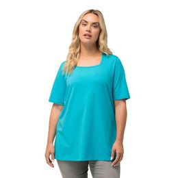 Ulla Popken Shirt in tiefes aqua | Gr.: 54-56