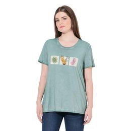 Ulla Popken Shirt in dunkles salbei | Gr.: 54-56