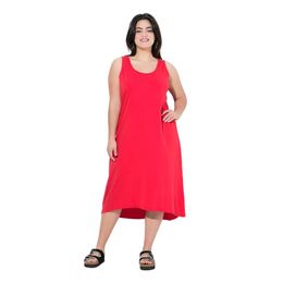 Angel of Style Midikleid in neon rot | Gr.: 46