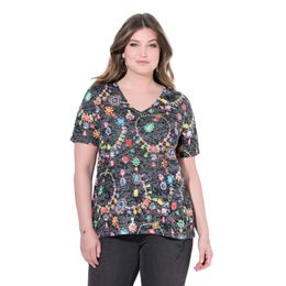 MIAMODA Shirt in schwarz | Gr.: 42