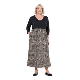 Ulla Popken Kleid in schwarz | Gr.: 54-56
