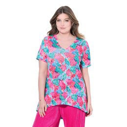 MIAMODA Shirt in smaragd | Gr.: 54