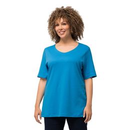 Ulla Popken Shirt in aqua | Gr.: 58-60