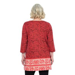 Ulla Popken Longshirt in erdbeer rot | Gr.: 50-52