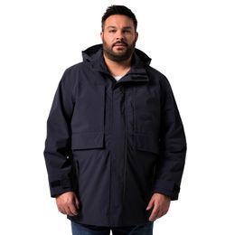 Men Plus Funktionsjacke in navy blau | Gr.: 3XL